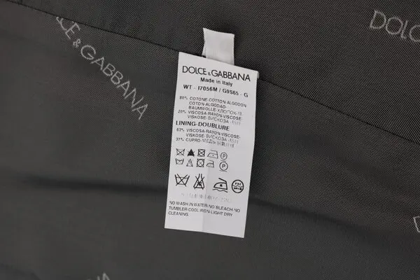 Dolce & Gabbana Staff Cotton Rayon Vest - Gray