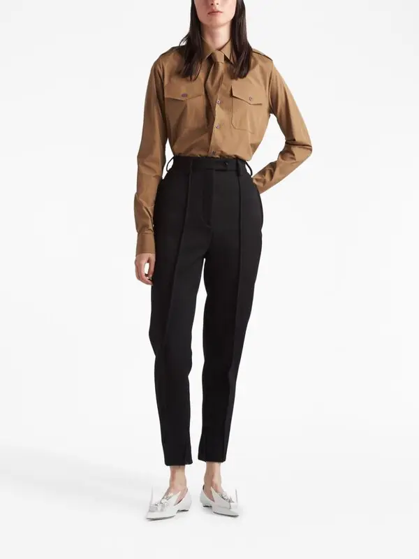Prada High-waist Skinny Trousers
