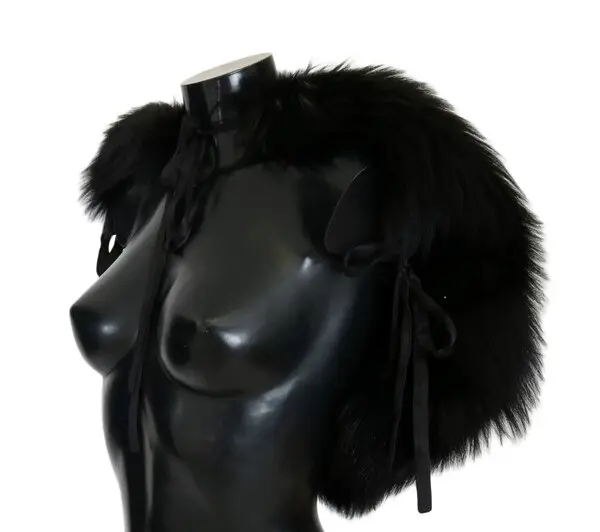 Dolce & Gabbana Silver Fox Fur Scarf