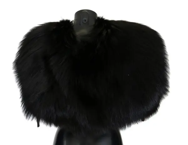 Dolce & Gabbana Silver Fox Fur Scarf