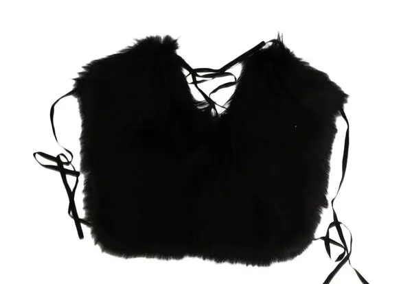 Dolce & Gabbana Silver Fox Fur Scarf