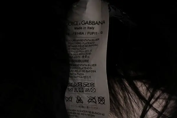 Dolce & Gabbana Silver Fox Fur Scarf