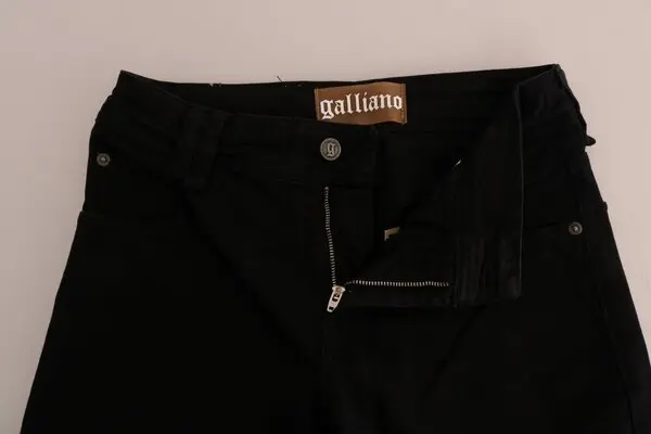 John Galliano Cotton Stretch Jeans - Black