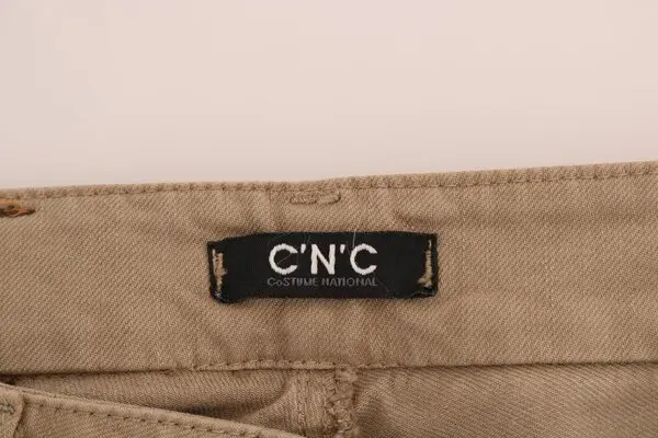 Costume National C’n’c Cotton Stretch Slim Fit Jeans - Beige