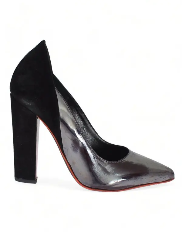 Cédric Charlier Leather And Suede Pumps