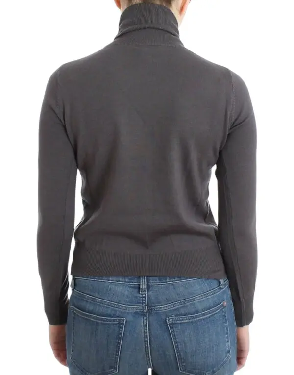 John Galliano Turtleneck Virgin Wool Jumper - Brown