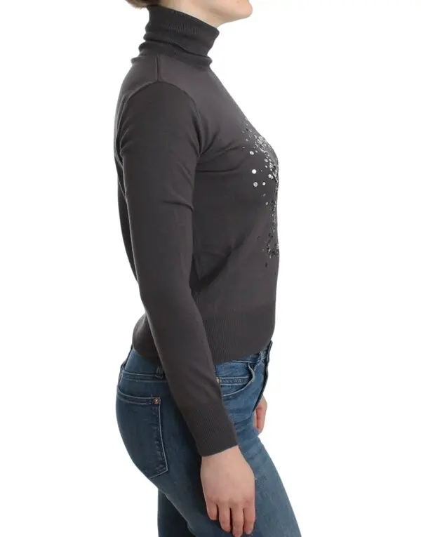 John Galliano Turtleneck Virgin Wool Jumper - Brown