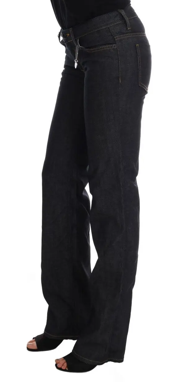 Costume National Classic Fit Dark Wash Denim Jeans