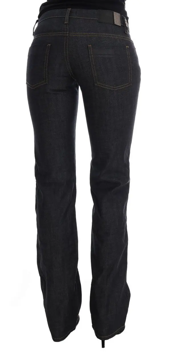 Costume National Classic Fit Dark Wash Denim Jeans