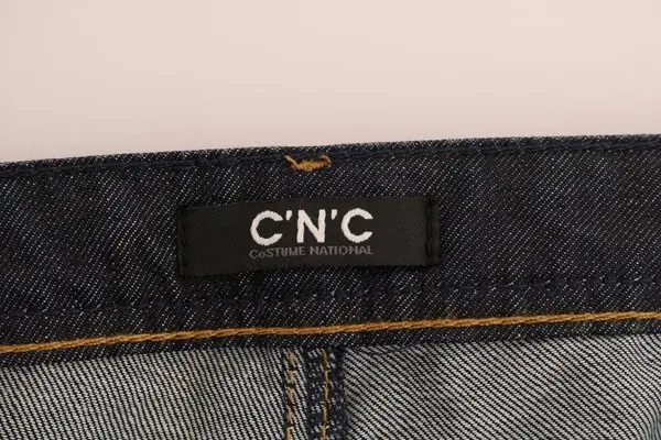 Costume National Classic Fit Dark Wash Denim Jeans