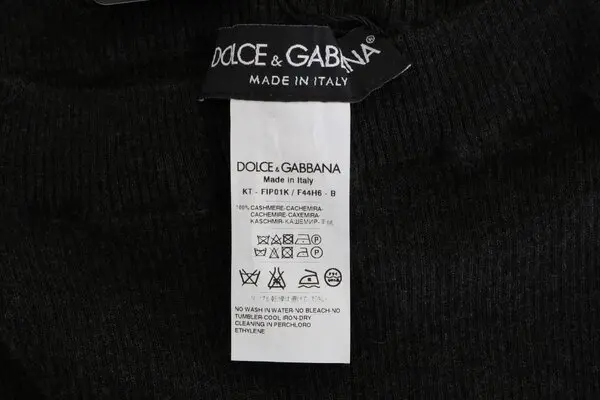 Dolce & Gabbana Cashmere Ribbed Stretch Tights