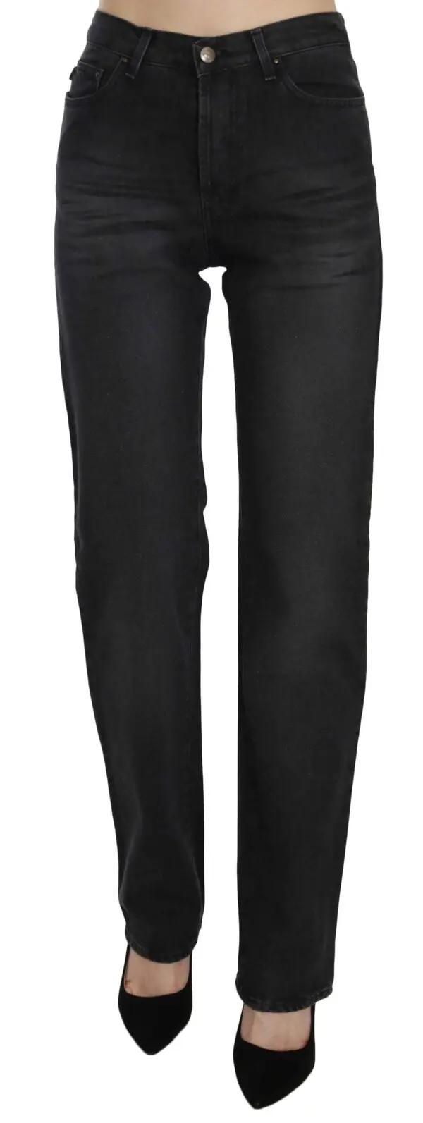Just Cavalli High Waist Straight Leg Jeans