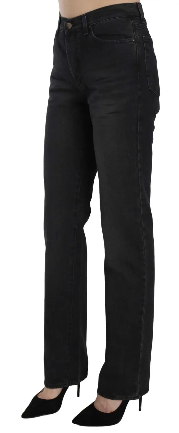 Just Cavalli High Waist Straight Leg Jeans
