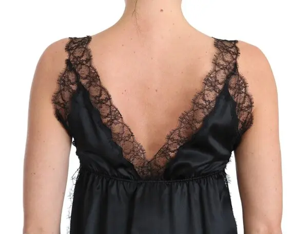 Dolce & Gabbana Lingerie Cami Top Lace Silk Stretch
