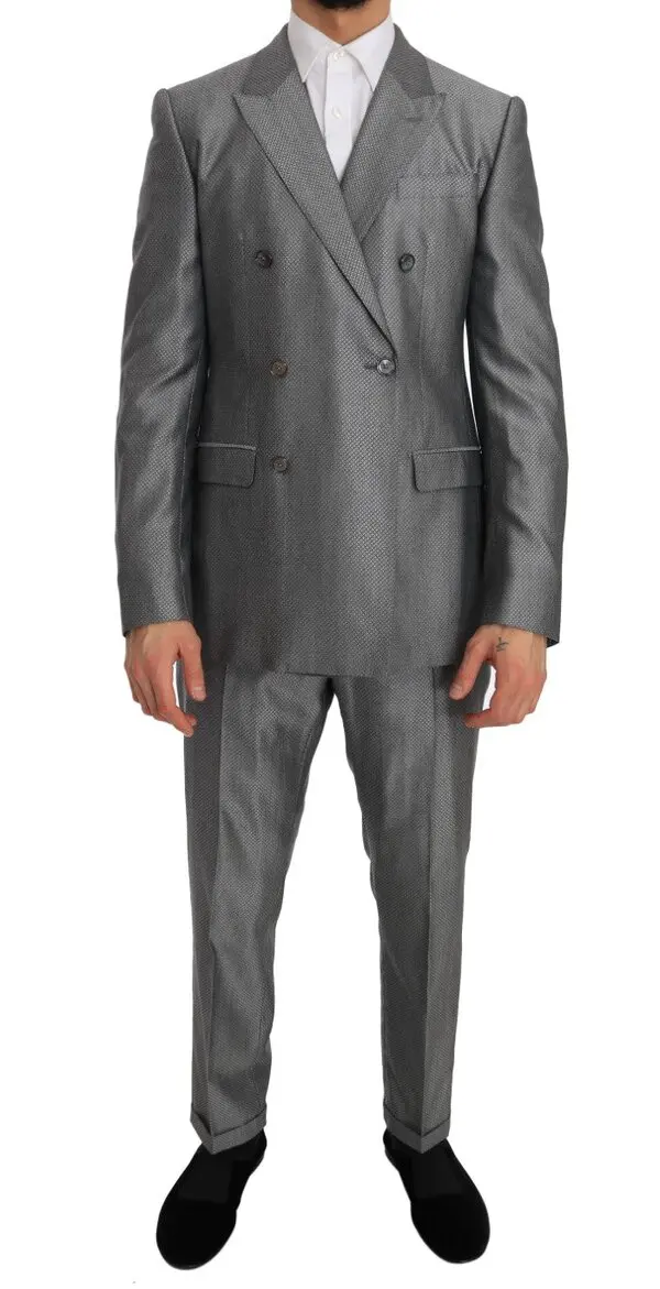 Dolce & Gabbana Stretch Crystal Bee Slim Fit Suit