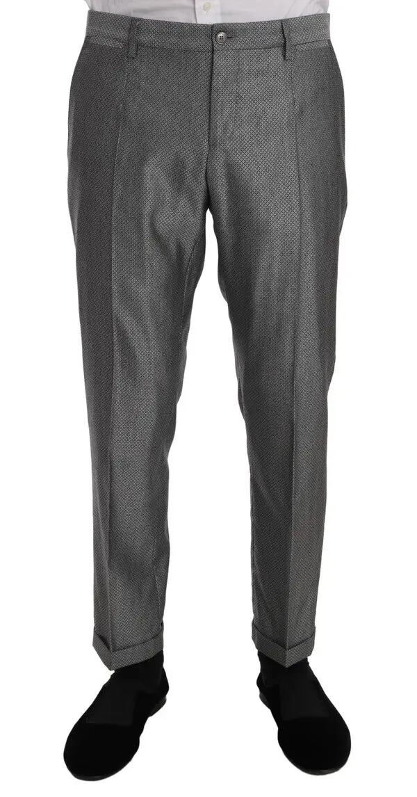 Dolce & Gabbana Stretch Crystal Bee Slim Fit Suit