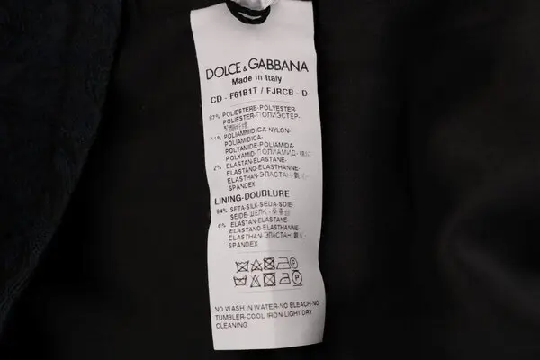 Dolce & Gabbana Floral Brocade Mini Dress