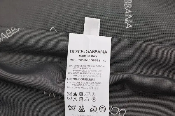 Dolce & Gabbana Staff Cotton Rayon Vest - Gray