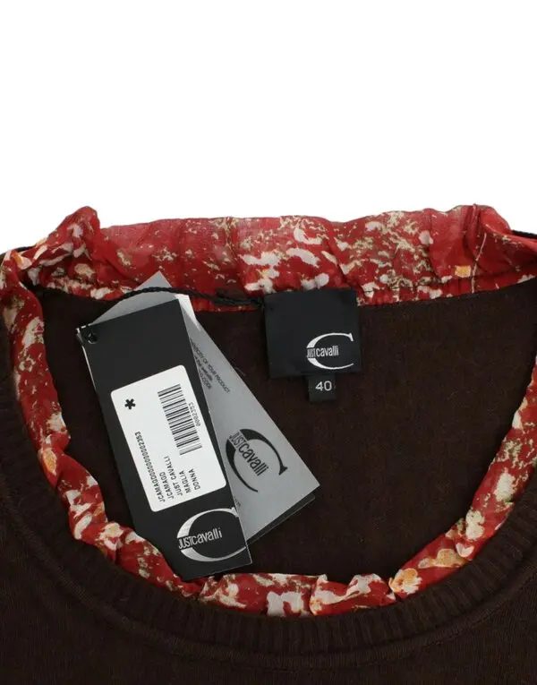 Roberto Cavalli Crewneck Pullover Sweater