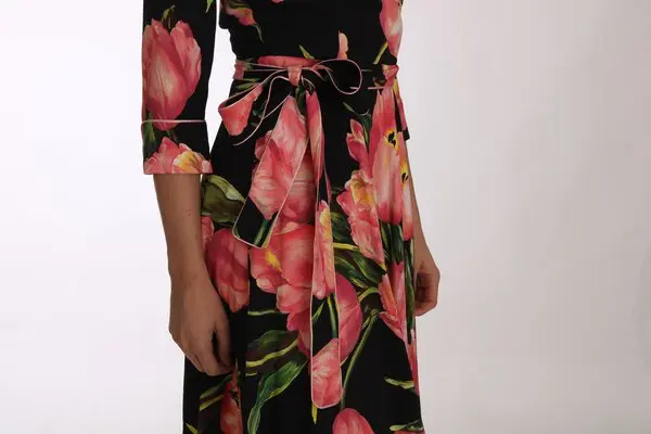 Dolce & Gabbana Printed Stretch Shift Dress