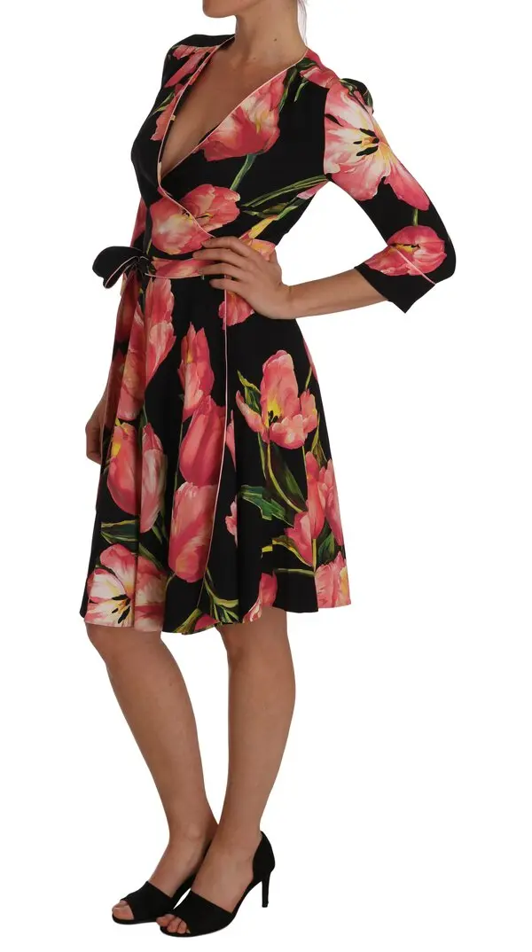 Dolce & Gabbana Printed Stretch Shift Dress