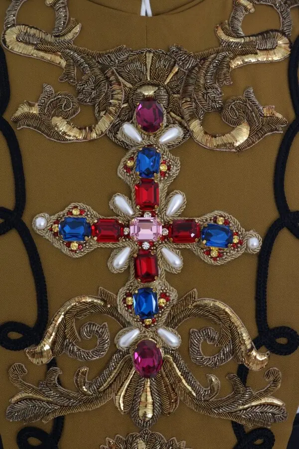 Dolce & Gabbana Crystal Cross Vest