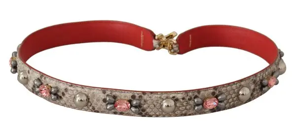 Dolce & Gabbana Exotic Leather Shoulder Strap