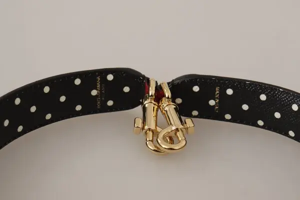 Dolce & Gabbana Python Leather Shoulder Strap With Crystals - Red