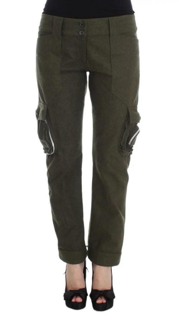 Ermanno Scervino Wool Blend Cargo Pants