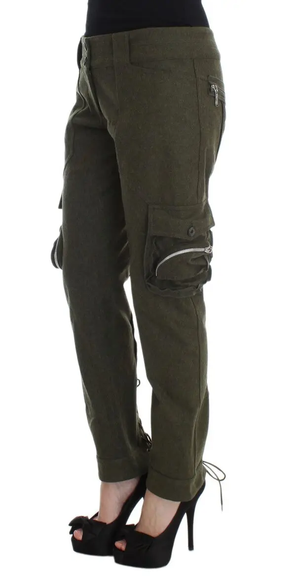 Ermanno Scervino Wool Blend Cargo Pants