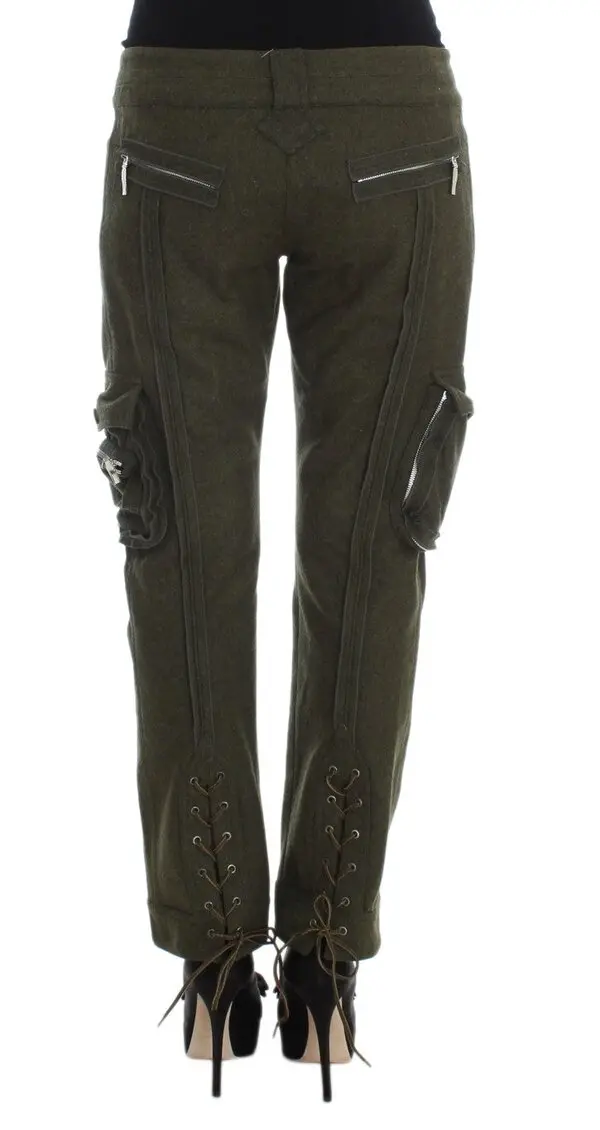 Ermanno Scervino Wool Blend Cargo Pants