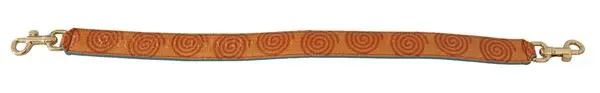 Dolce & Gabbana Leather Swirl Print Bag Shoulder Strap