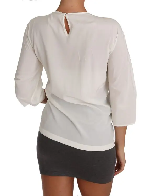 Dolce & Gabbana Silk #dgfamily T-shirt - White