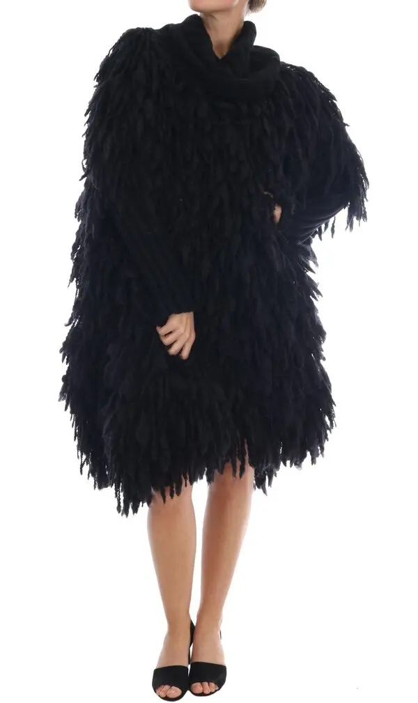 Dolce & Gabbana Fringes Wool Pullover Sweater