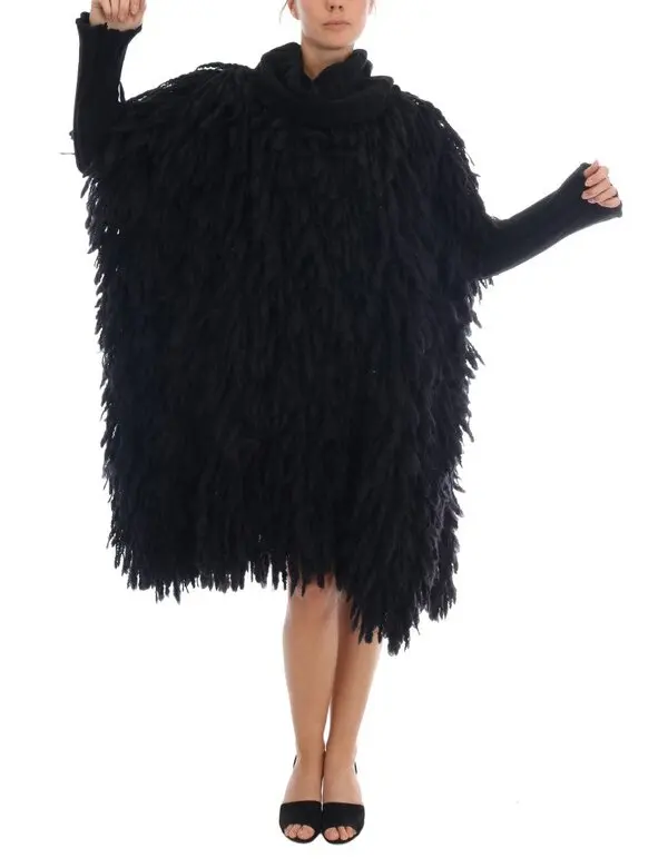 Dolce & Gabbana Fringes Wool Pullover Sweater