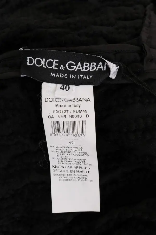 Dolce & Gabbana Fringes Wool Pullover Sweater