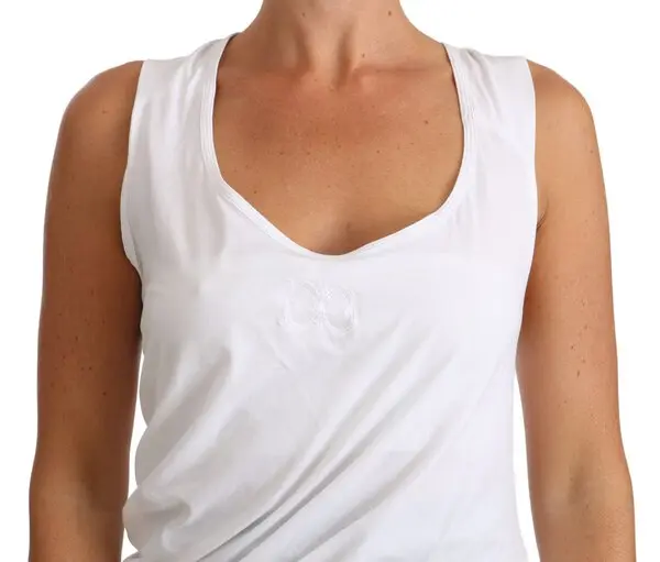 Roberto Cavalli Tie Back Tank Top