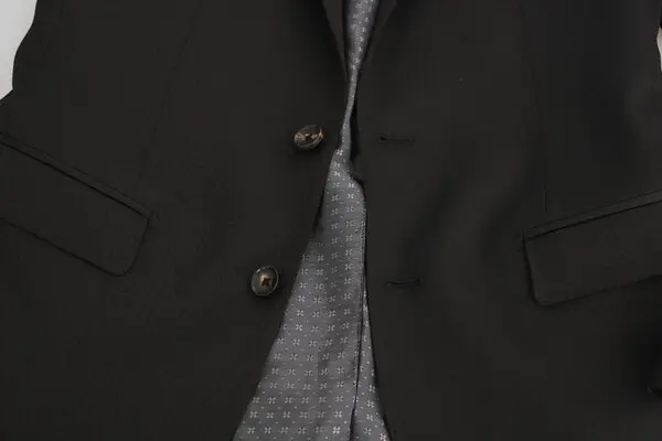 Dolce & Gabbana Wool Crystal Bee Slim Fit Martini - Brown