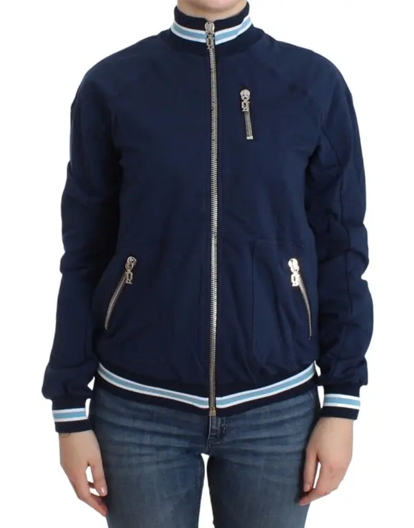 John Galliano Zip Cotton Cardigan