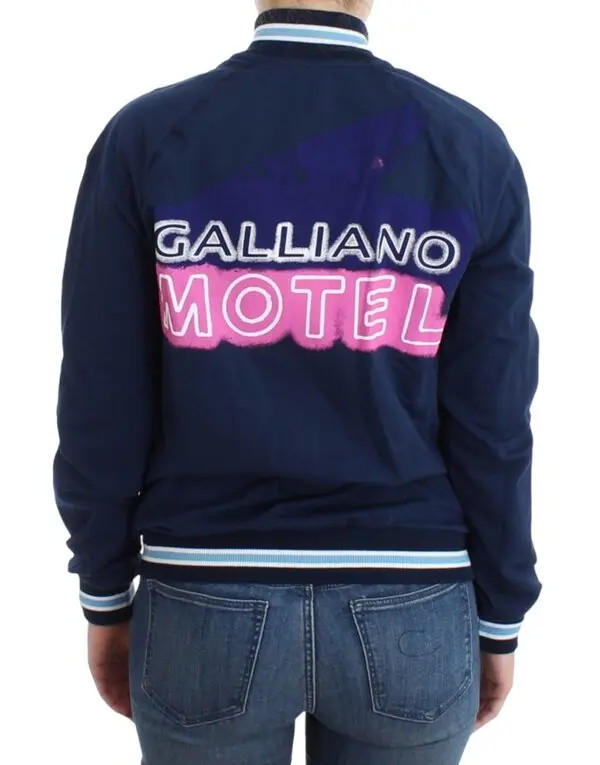 John Galliano Zip Cotton Cardigan