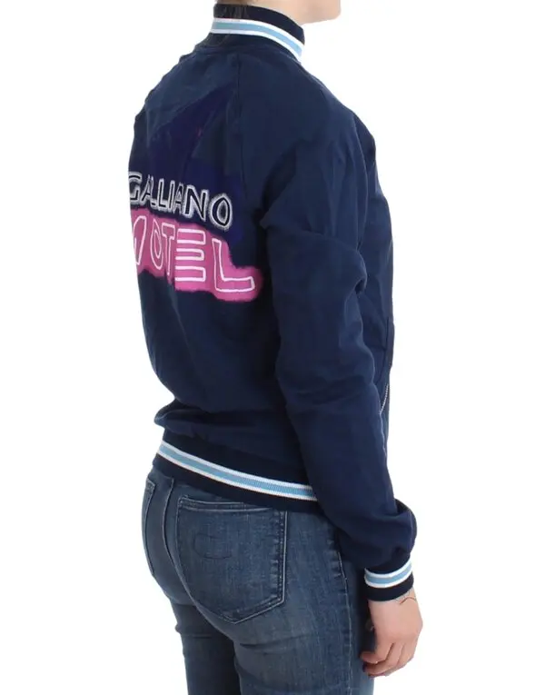 John Galliano Zip Cotton Cardigan