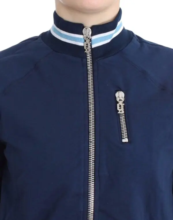 John Galliano Zip Cotton Cardigan