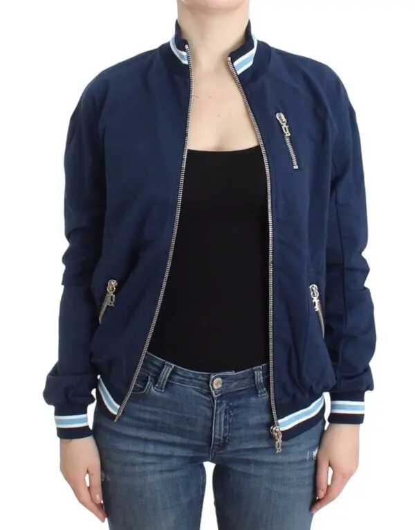 John Galliano Zip Cotton Cardigan