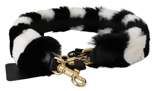 Dolce & Gabbana Lapin Fur Accessory Shoulder Strap