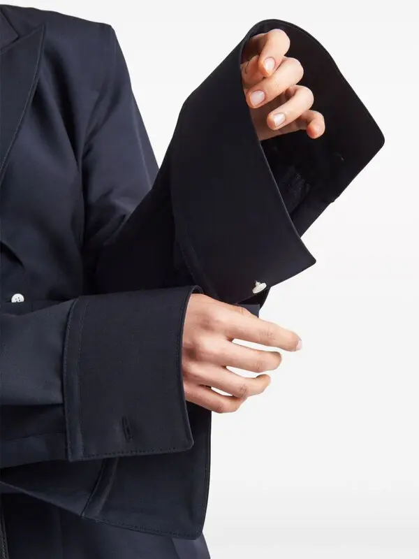 Prada Single-breasted Mohair Shirt Jacket