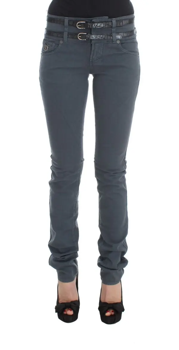 John Galliano Slim Fit High Rise Jeans
