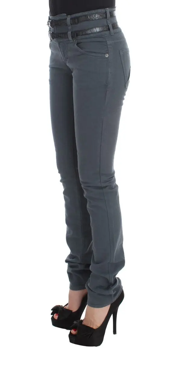 John Galliano Slim Fit High Rise Jeans
