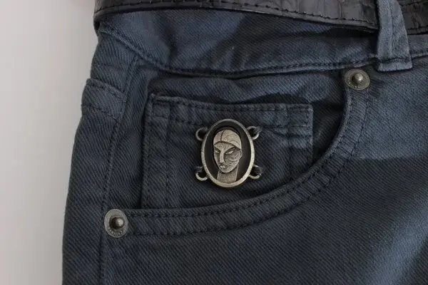 John Galliano Slim Fit High Rise Jeans