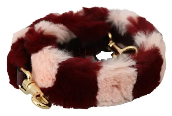 Dolce & Gabbana Lapin Fur Accessory Shoulder Strap - Red