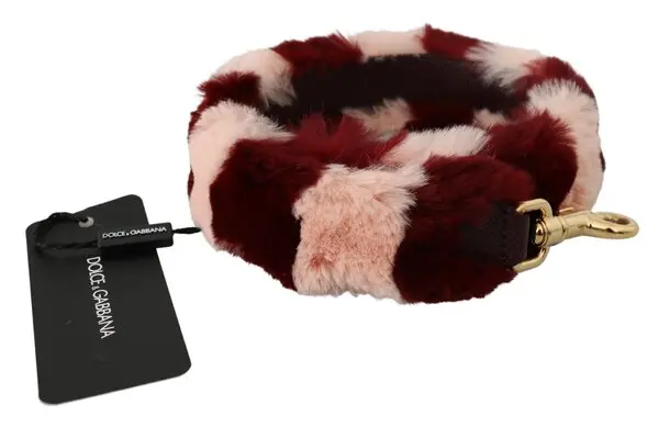 Dolce & Gabbana Lapin Fur Accessory Shoulder Strap